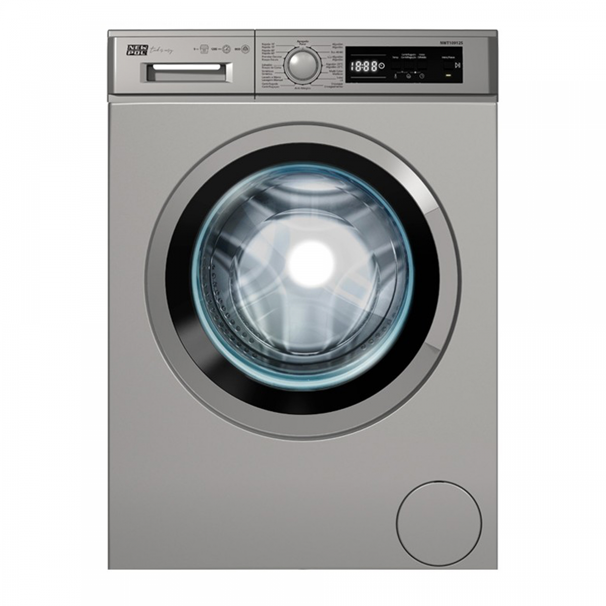 Máquina de Lavar Roupa New Pol NWT10912S - 5401220 - JOM