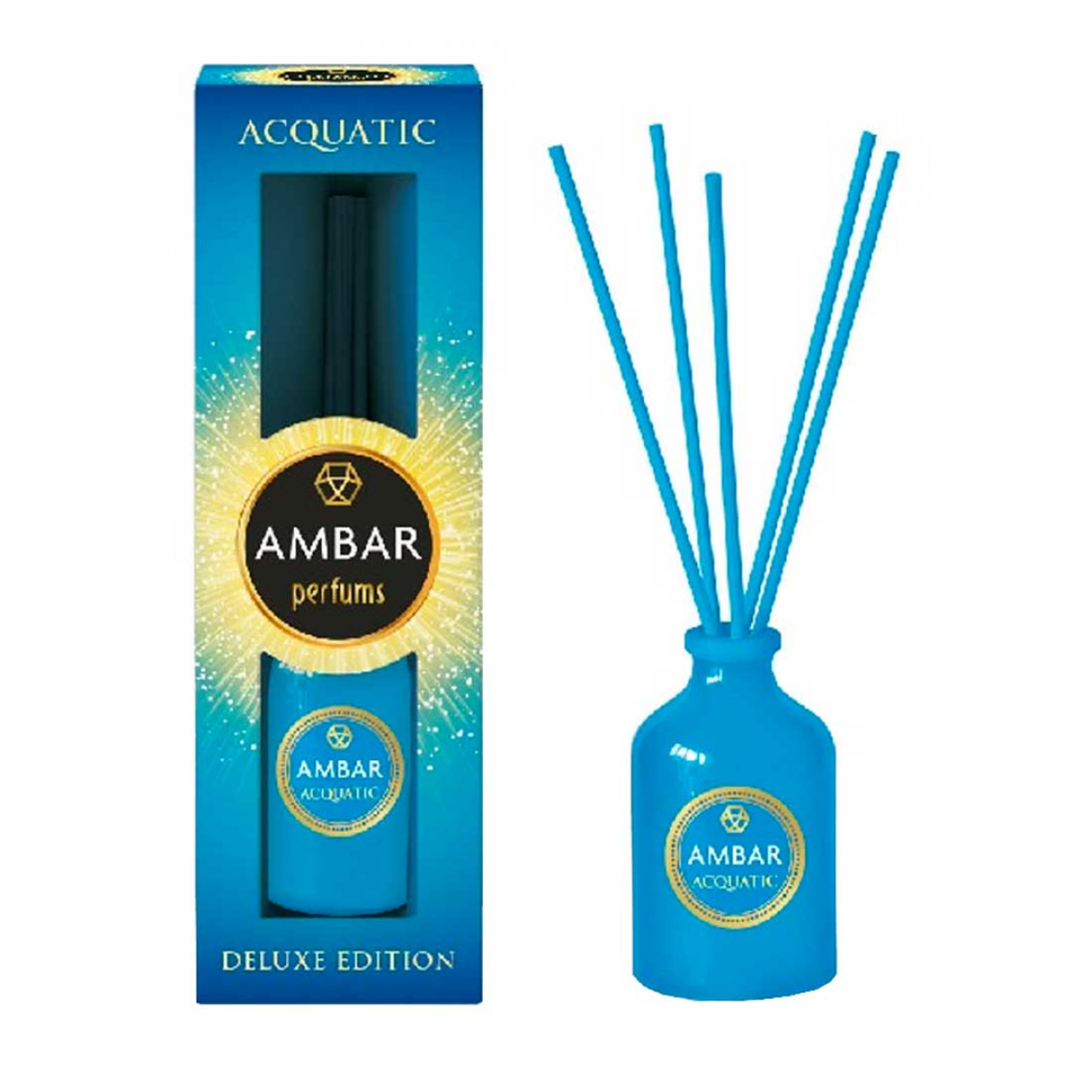 Ambientador mikado AMBAR DELUXE ACQUATIC - 2470101 - JOM